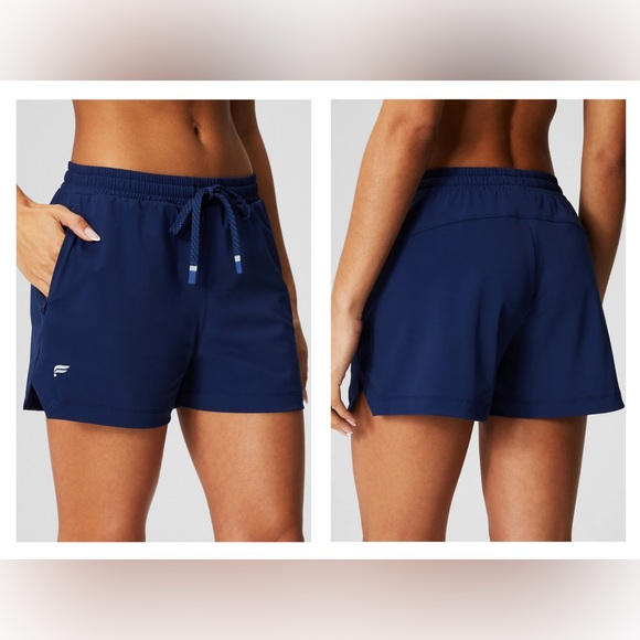 Fabletics | Shorts | Womens Fabletics Navy Blue Athletic Shorts | Poshmark
